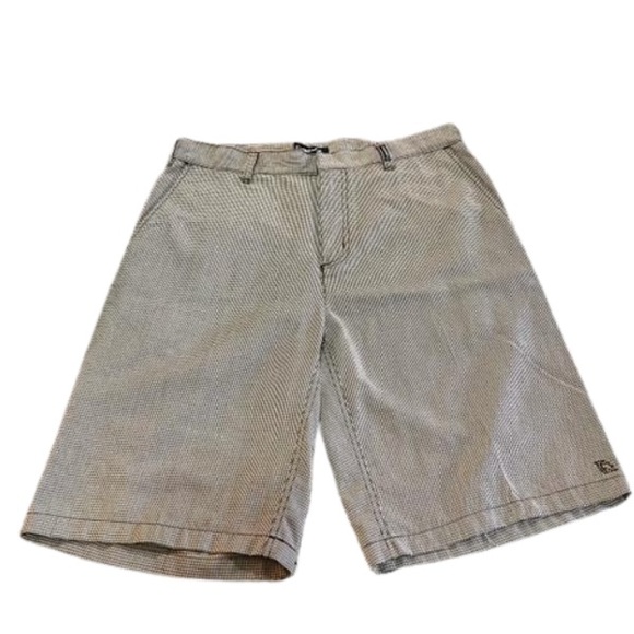 Gotcha | Shorts | Vintage Gotcha Black And White Plaid Stripped Shorts ...